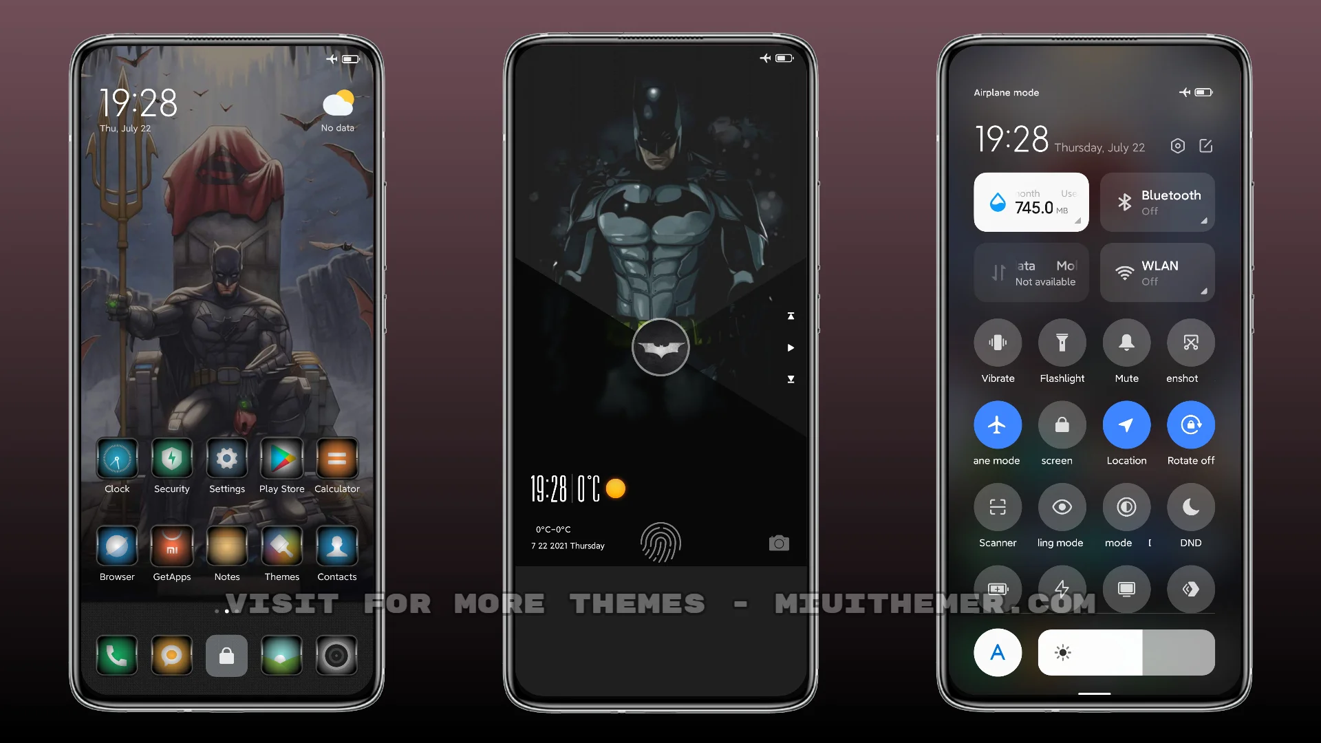 Batman MOD MIUI theme for Xiaomi and Redmi devices - MIUI Themer