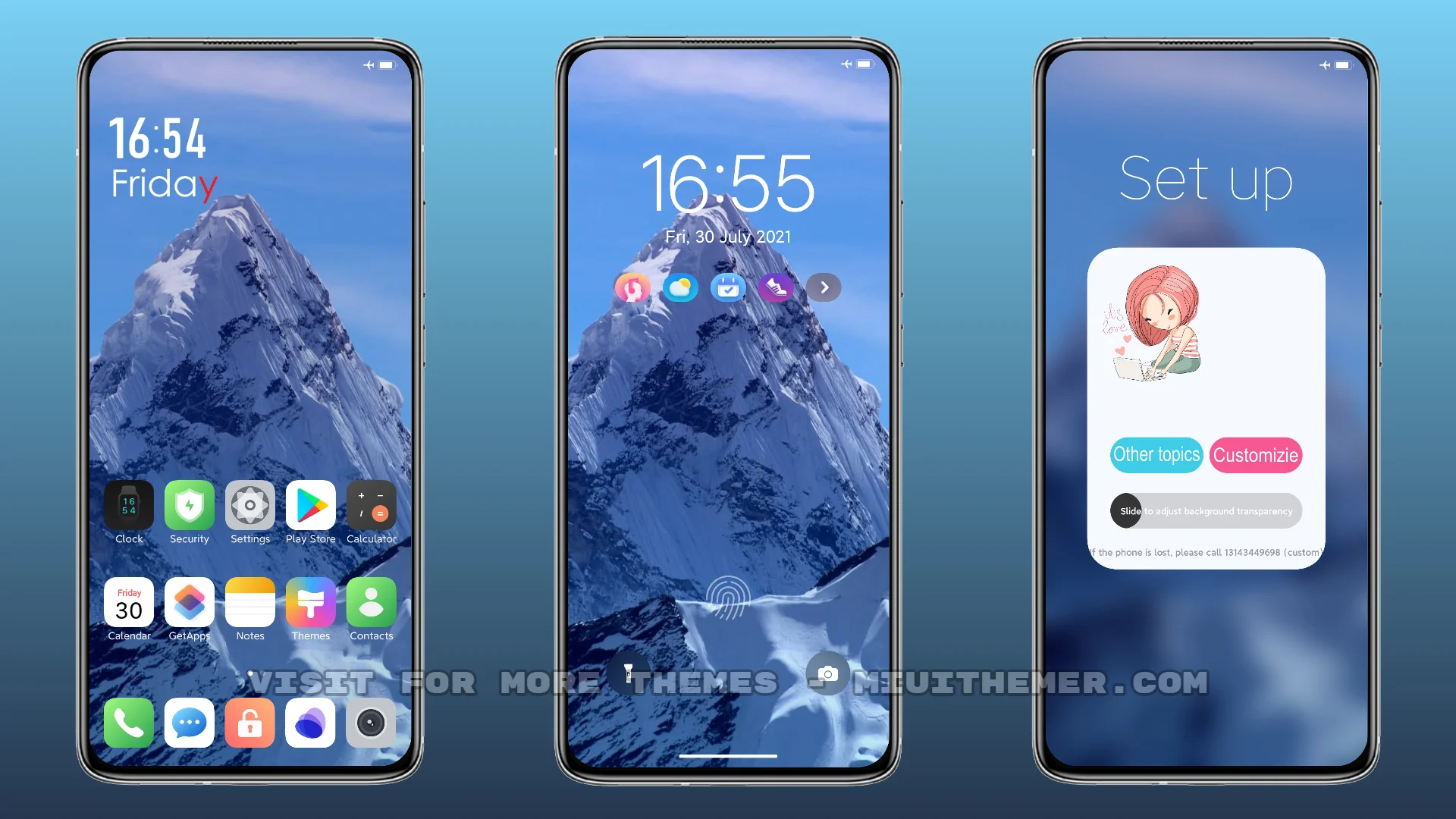 Mountain MIUI theme for Xiaomi and Redmi devices - MIUI Themer