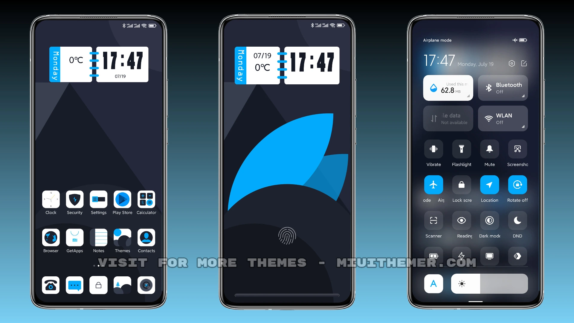Soft Blue MIUI theme for Xiaomi and Redmi devices - MIUI Themer