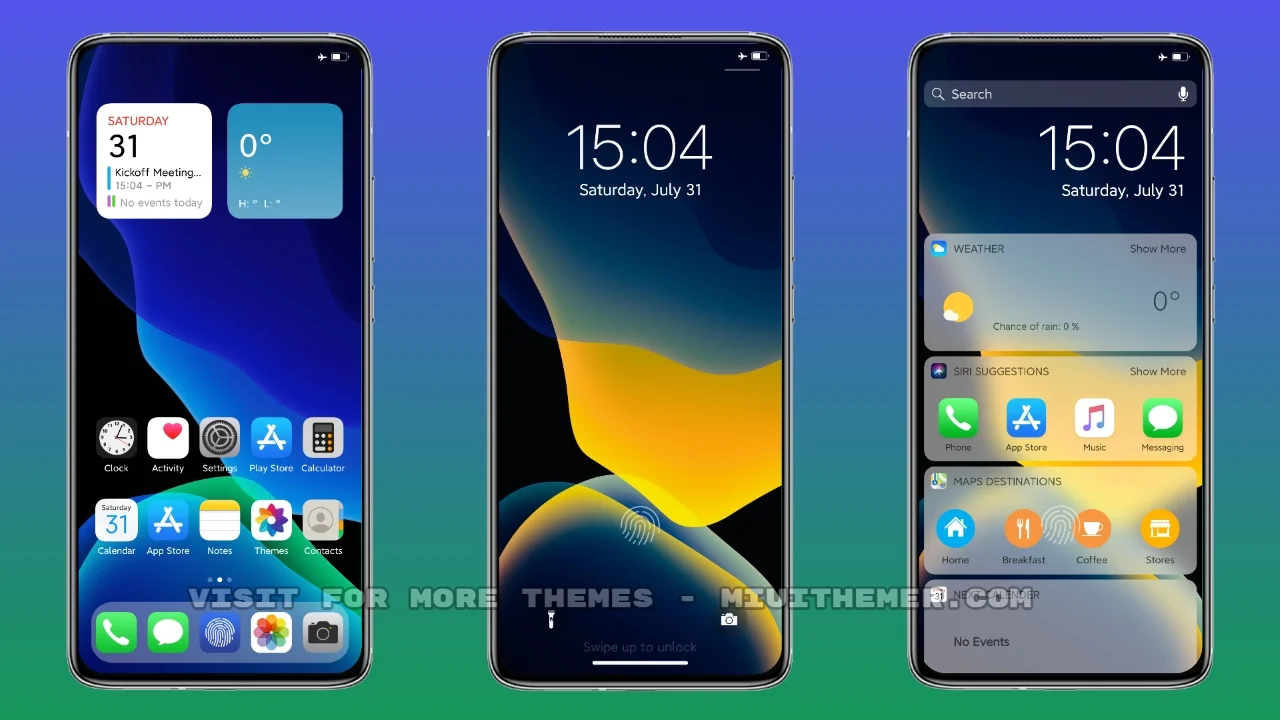 Special iOS MIUI theme for Xiaomi and Redmi devices - MIUI Themer