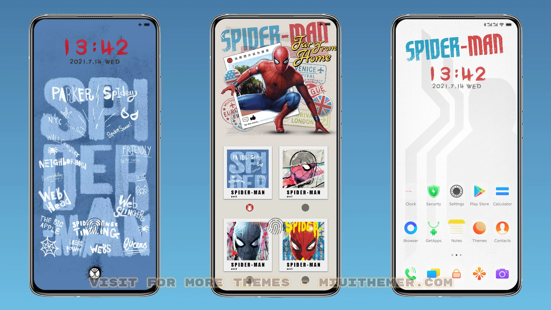 Spider-Man MIUI theme for Xiaomi and Redmi Devices - MIUI Themer