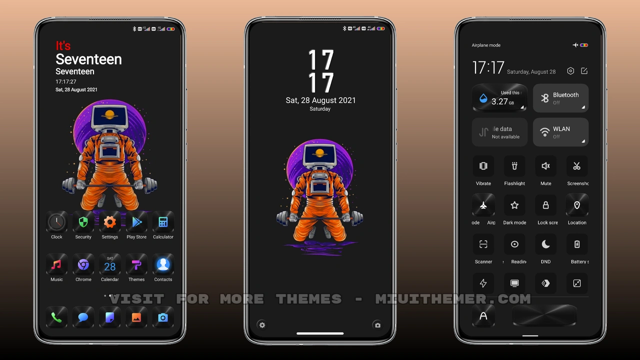 Astro mod v12 MIUI dark theme for Xiaomi and Redmi devices - MIUI Themer