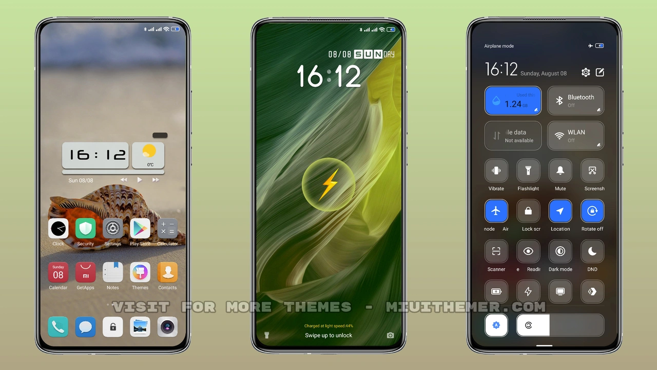 BLINK ROUND MIX MIUI theme with Huawei EMUI style for Xiaomi and Redmi ...