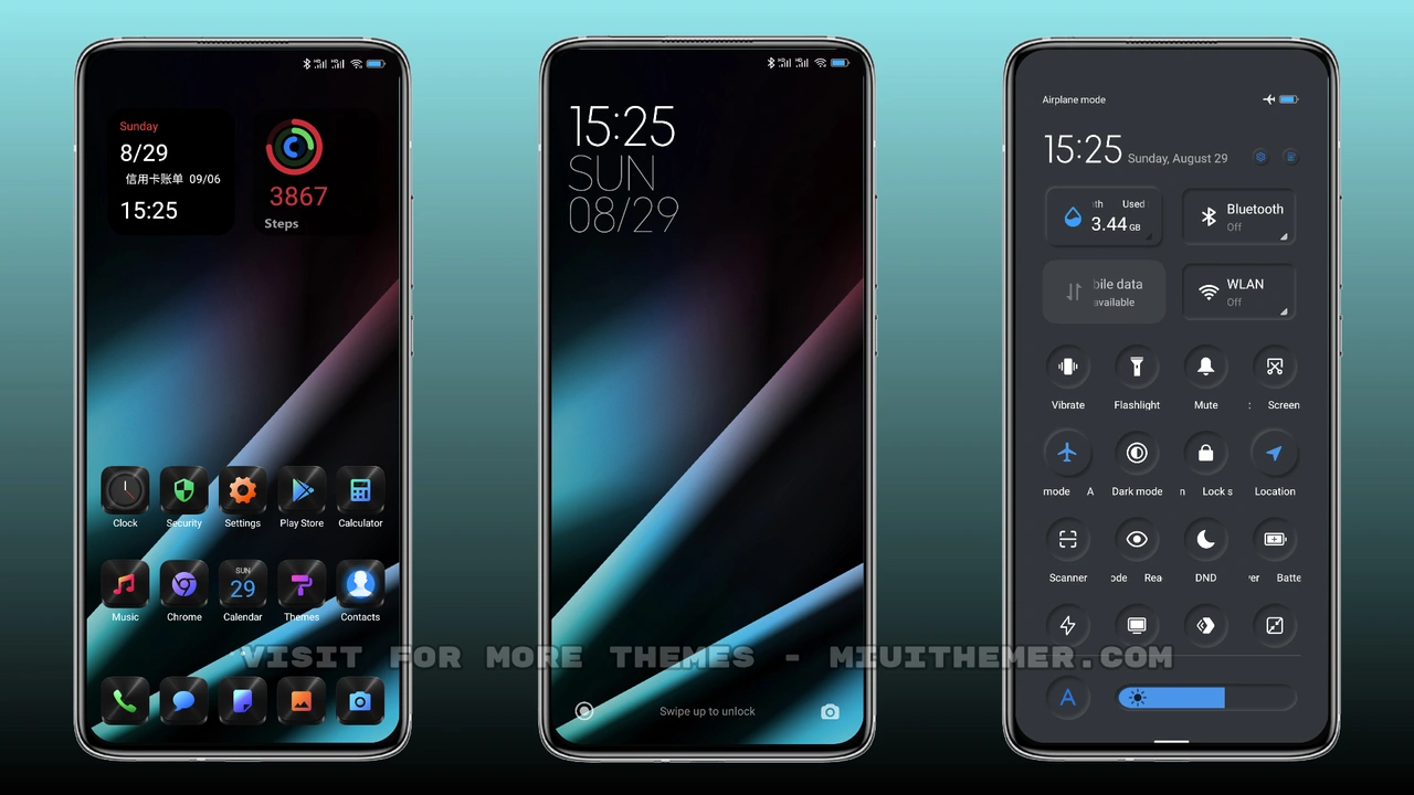 Blacks mod v12 MIUI dark theme for Xiaomi and Redmi devices - MIUI Themer