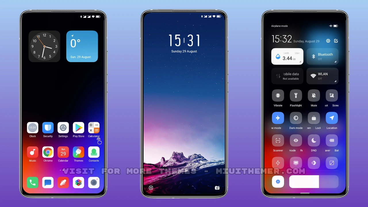 GRADIENT [OS] MIUI theme for Xiaomi and Redmi devices - MIUI Themer