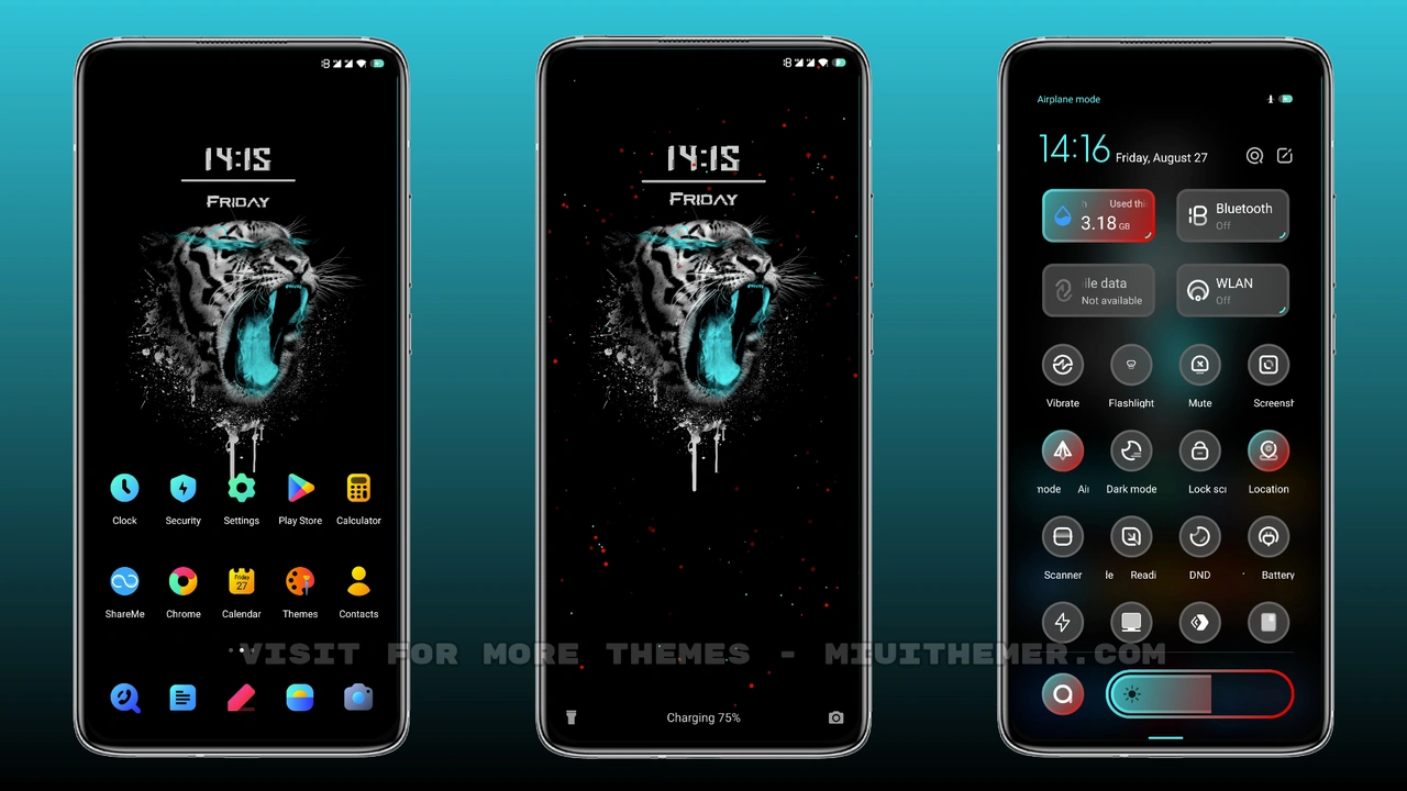Misiri Minimal MIUI dark theme for Xiaomi and Redmi devices - MIUI Themer