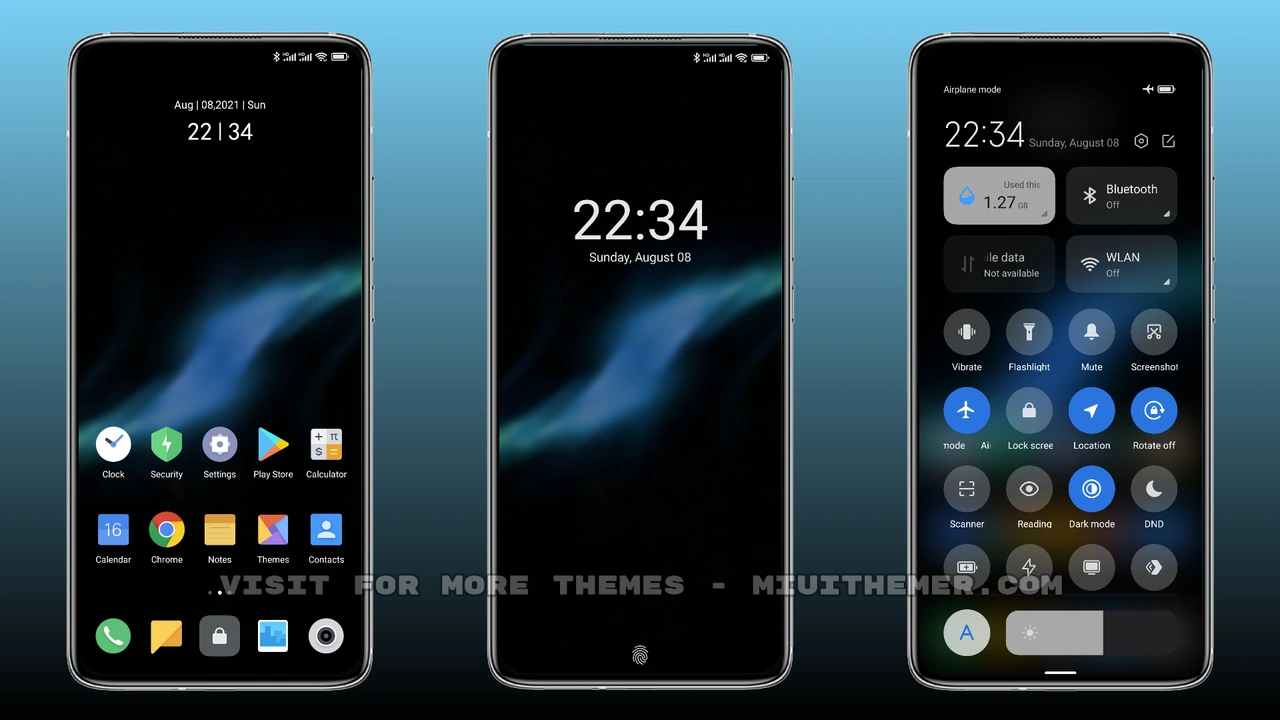 POCO PIE Dark MIUI theme for Xiaomi and Redmi devices - MIUI Themer