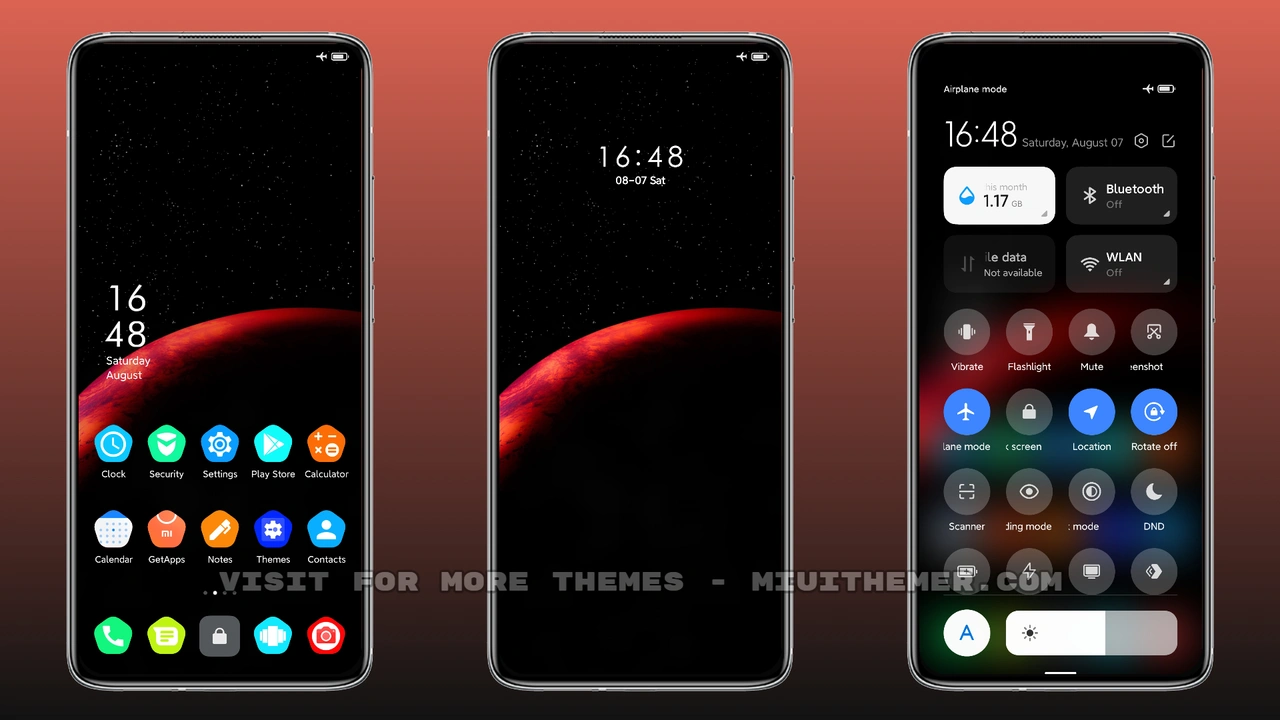 The Red Planet MIUI theme for Xiaomi and Redmi devices - MIUI Themer