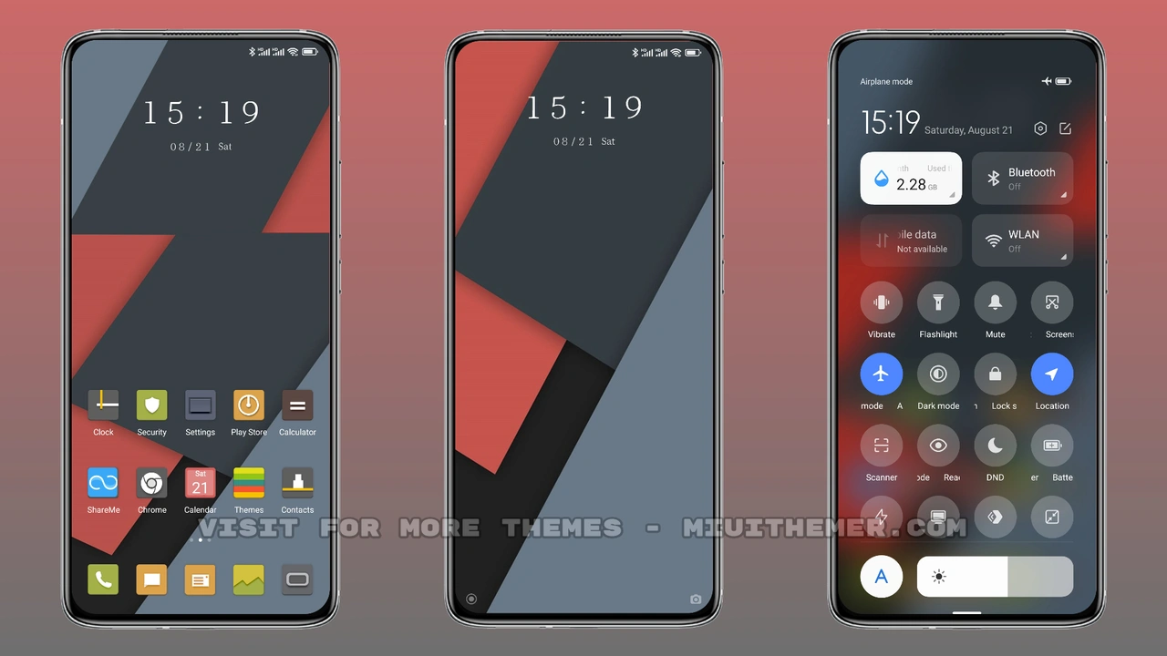 color block stitching MIUI theme for Xiaomi and Redmi devices - MIUI Themer