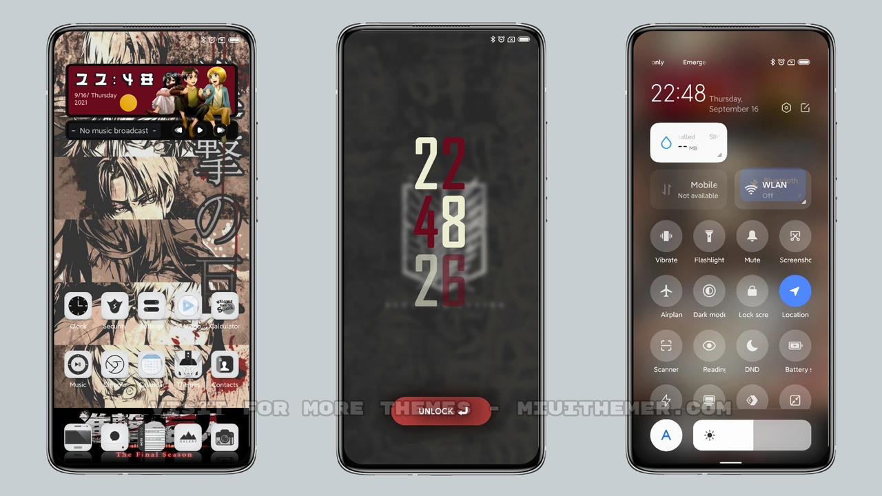 AoT v12 MIUI theme for Xiaomi and Redmi devices - MIUI Themer