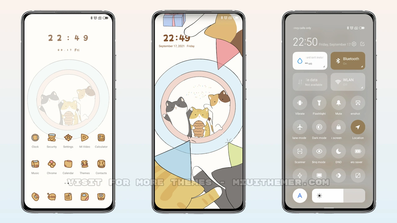 Cat Greeting MIUI theme for Xiaomi and Redmi devices - MIUI Themer
