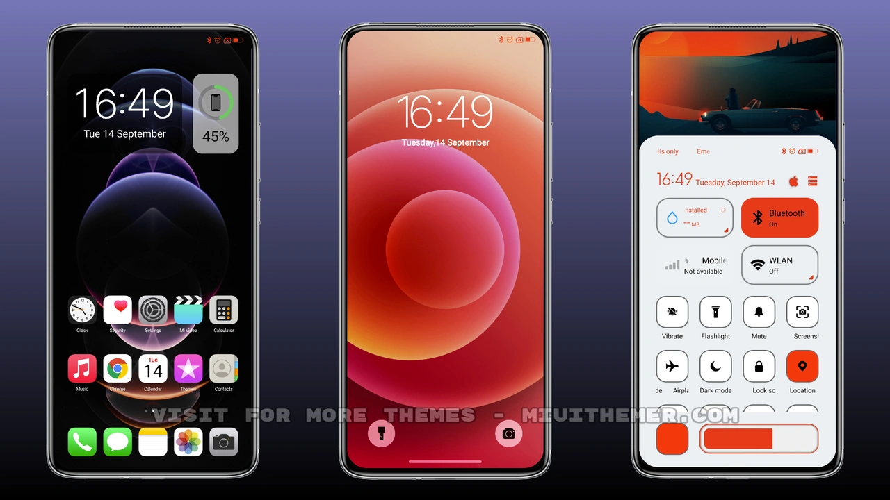 Color Style MIUI theme with iOS Icons for Xiaomi and Redmi devices ...