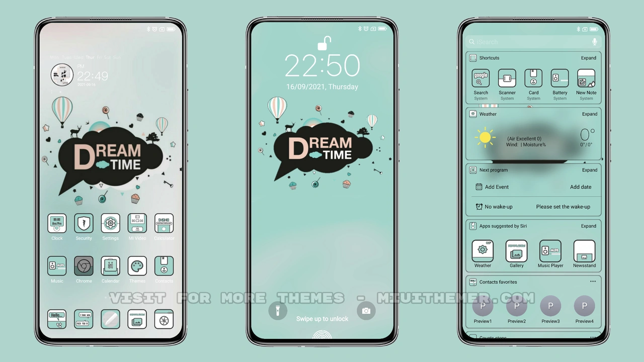 DreamTime MIUI theme for Xiaomi and Redmi devices - MIUI Themer