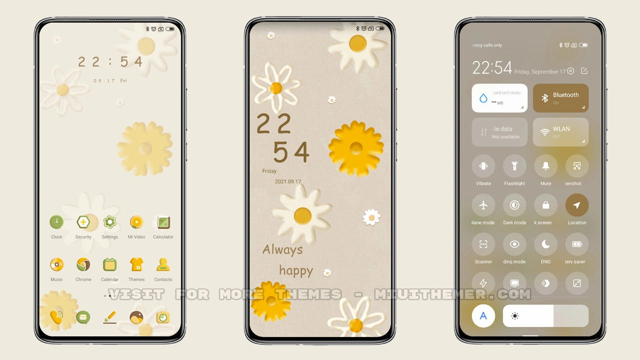 Little daisy MIUI theme for Xiaomi and Redmi devices - MIUI Themer