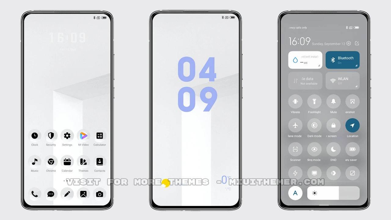 Minimal Background MIUI theme for Xiaomi and Redmi devices - MIUI Themer