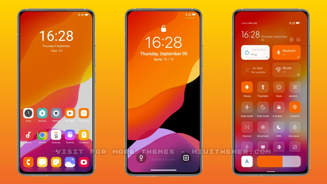 ORANGE [MOD] MIUI theme for Xiaomi and Redmi devices - MIUI Themer