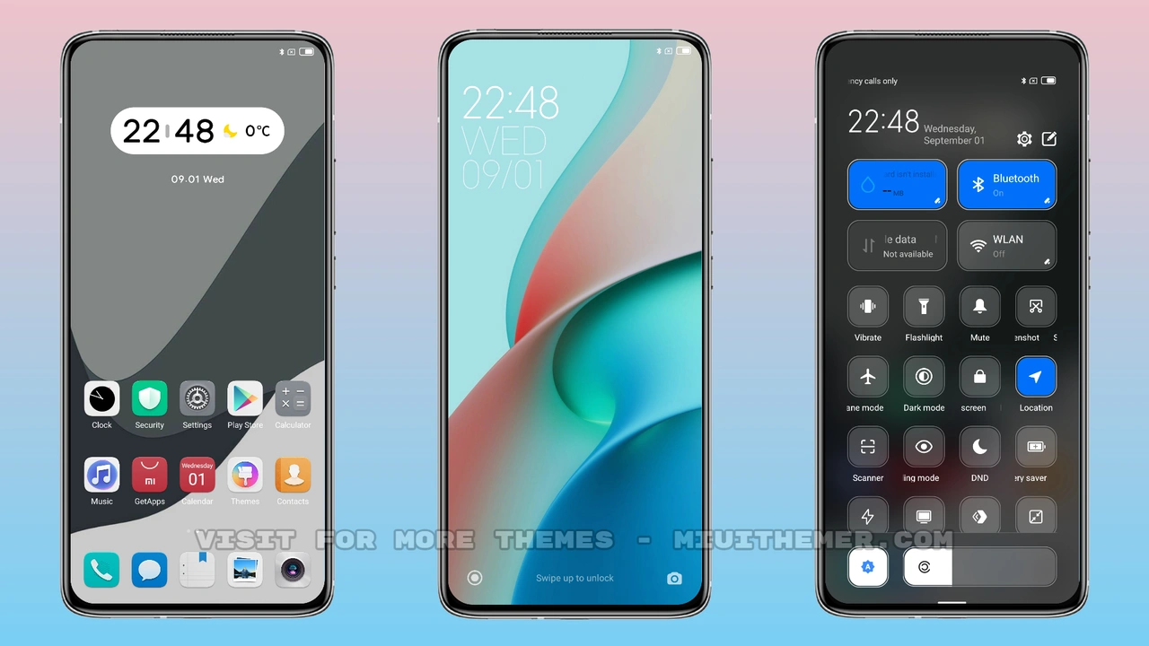 ROUND OUTLINE MIX MIUI theme for Xiaomi and Redmi devices - MIUI Themer