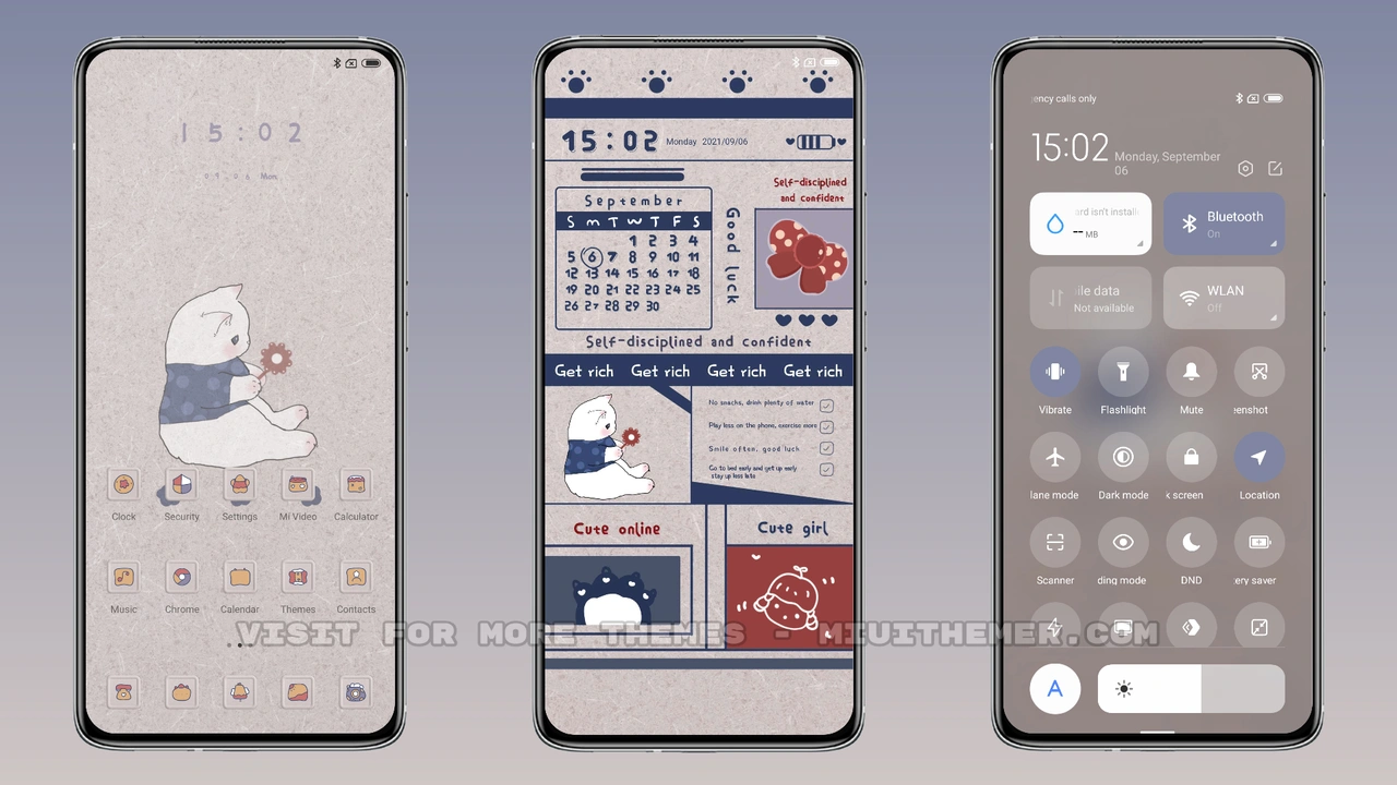 Retro cat MIUI theme for Xiaomi and Redmi devices - MIUI Themer