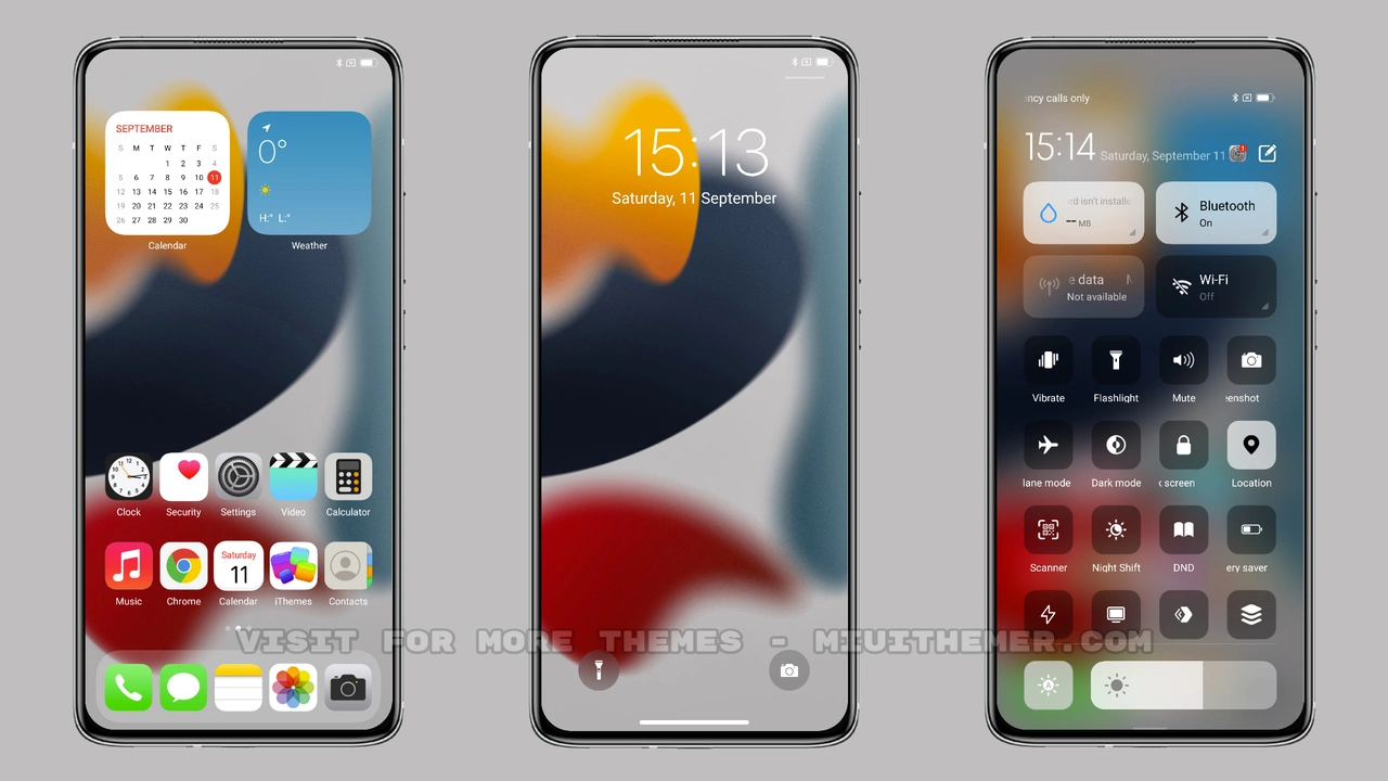 iOX 15 MIUI theme for Xiaomi and Redmi devices - MIUI Themer