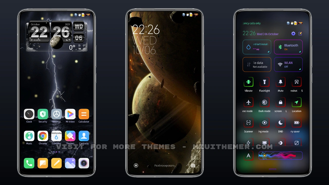 SPACE MIUI theme for Xiaomi and Redmi devices - MIUI Themer