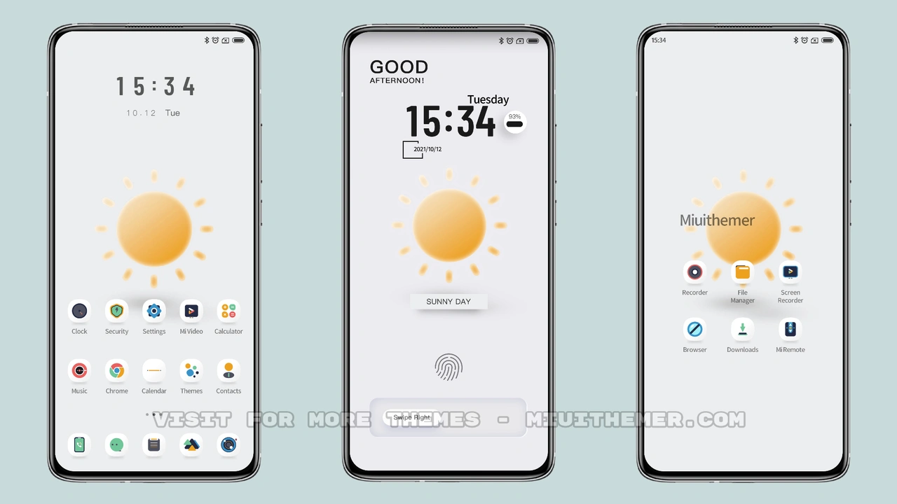 Weather mood MIUI theme for Xiaomi and Redmi devices - MIUI Themer
