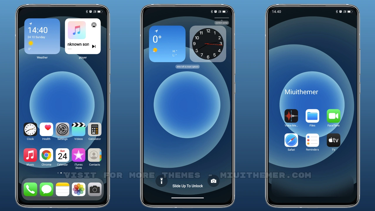 iOS 15 Freedom MIUI theme for Xiaomi and Redmi devices - MIUI Themer