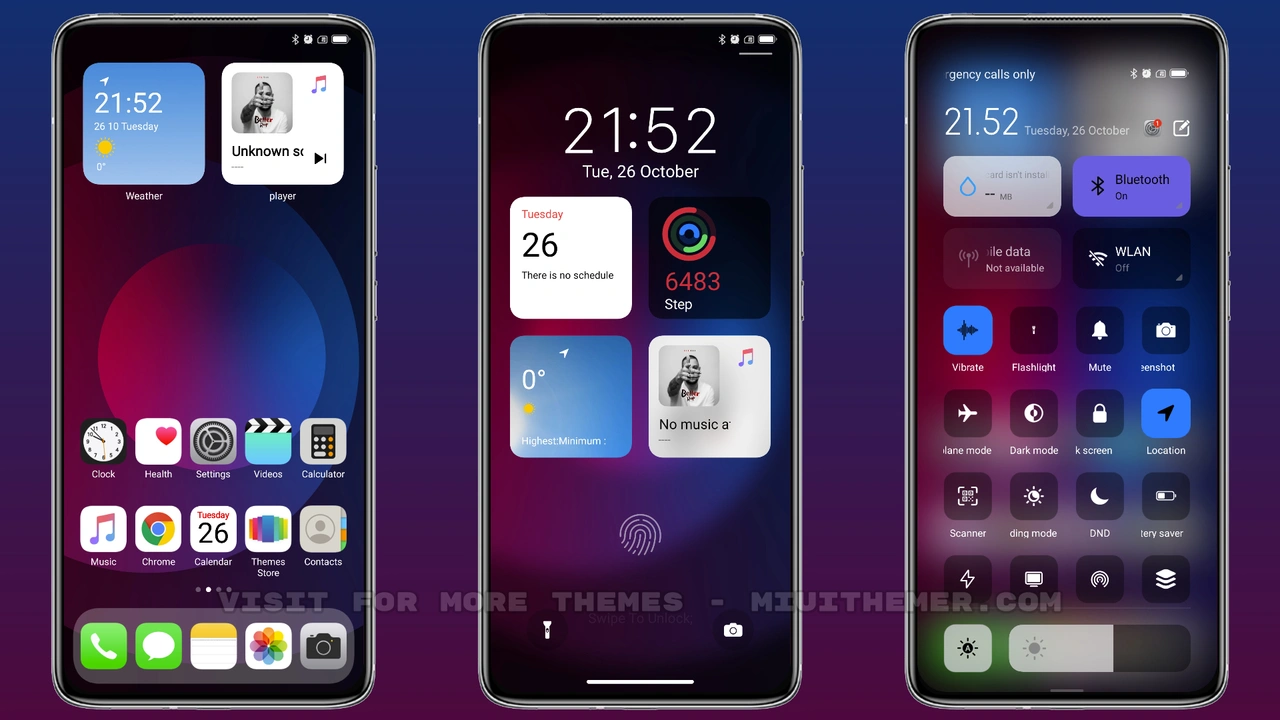 iPhone XR MIUI theme for Xiaomi and Redmi devices - MIUI Themer