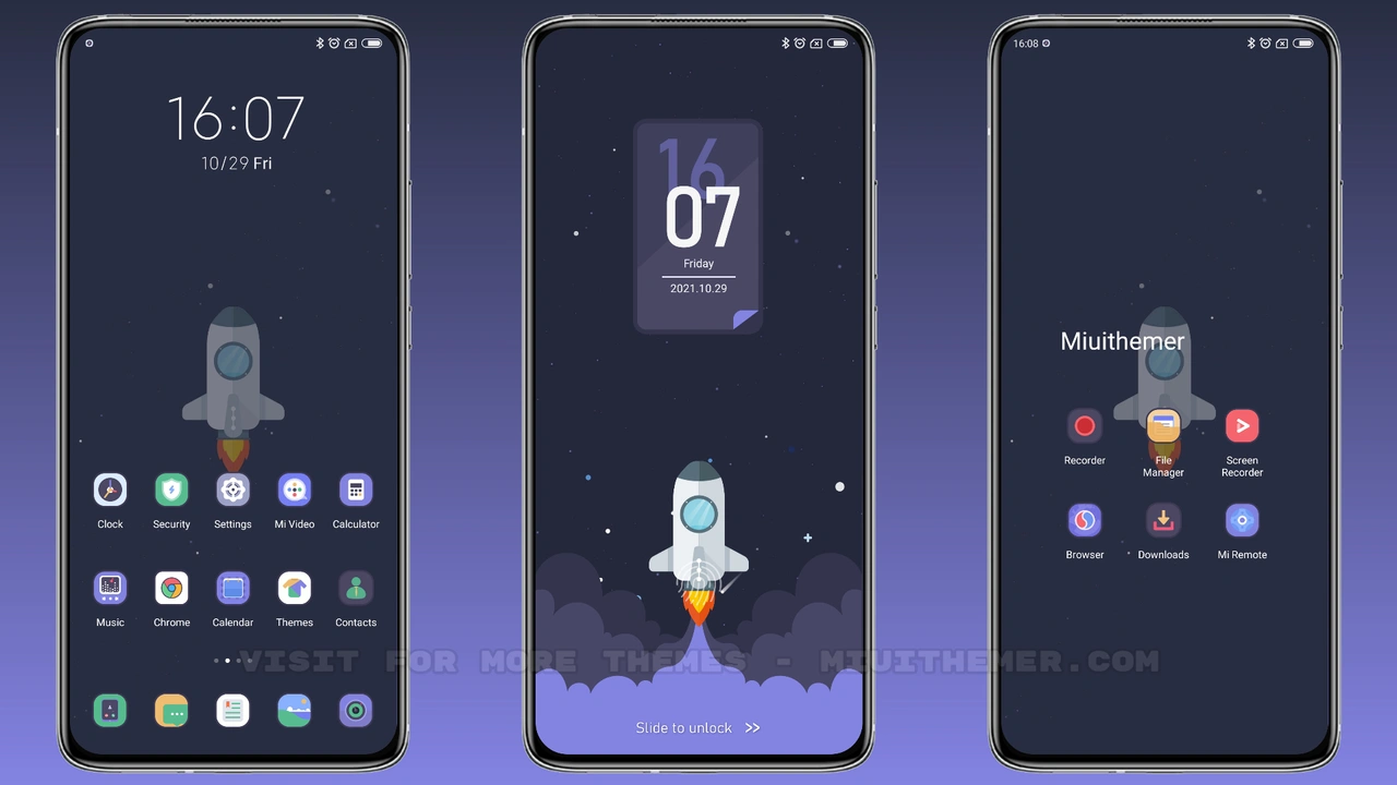 Little rocket MIUI theme for Xiaomi and Redmi devices - MIUI Themer