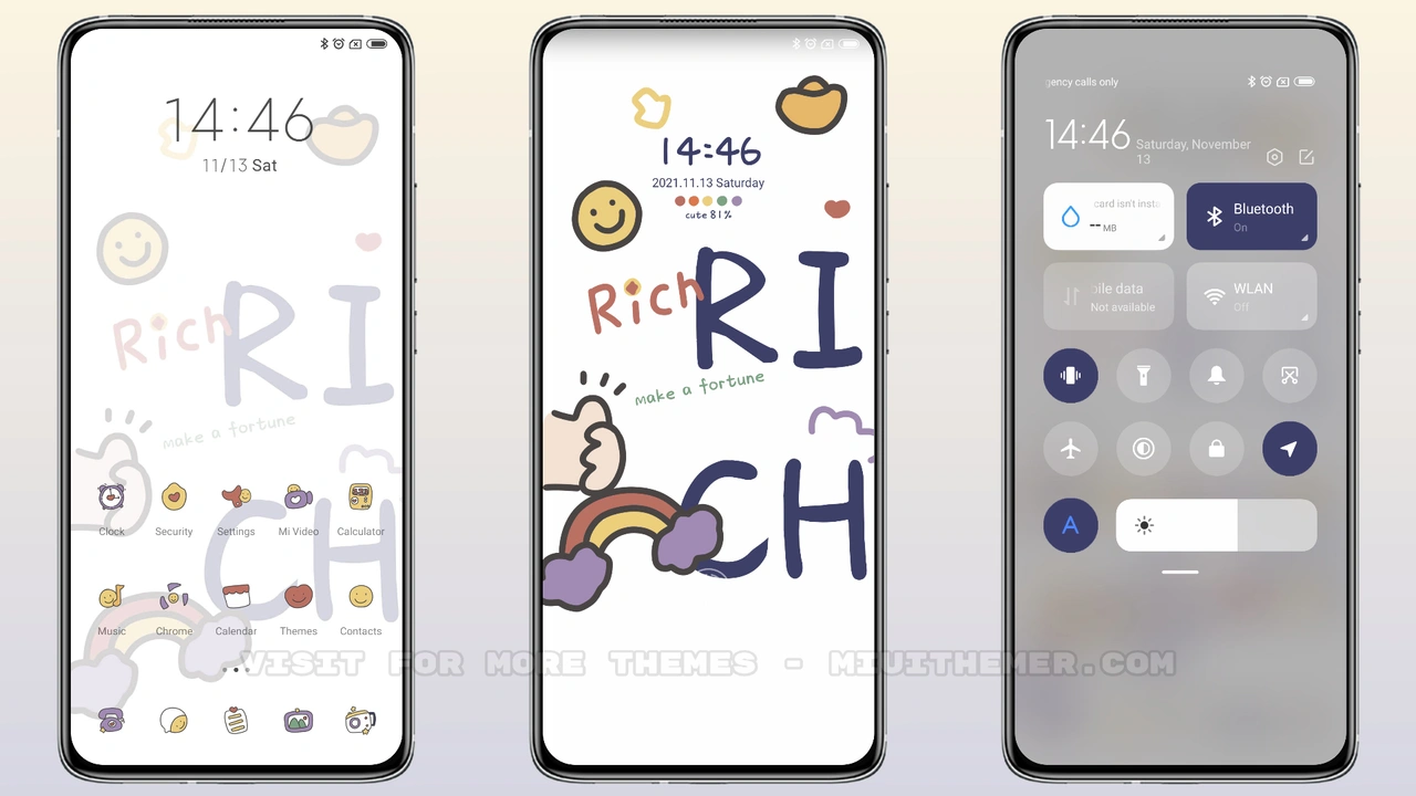 Simple cute text MIUI theme for Xiaomi and Redmi devices - MIUI Themer