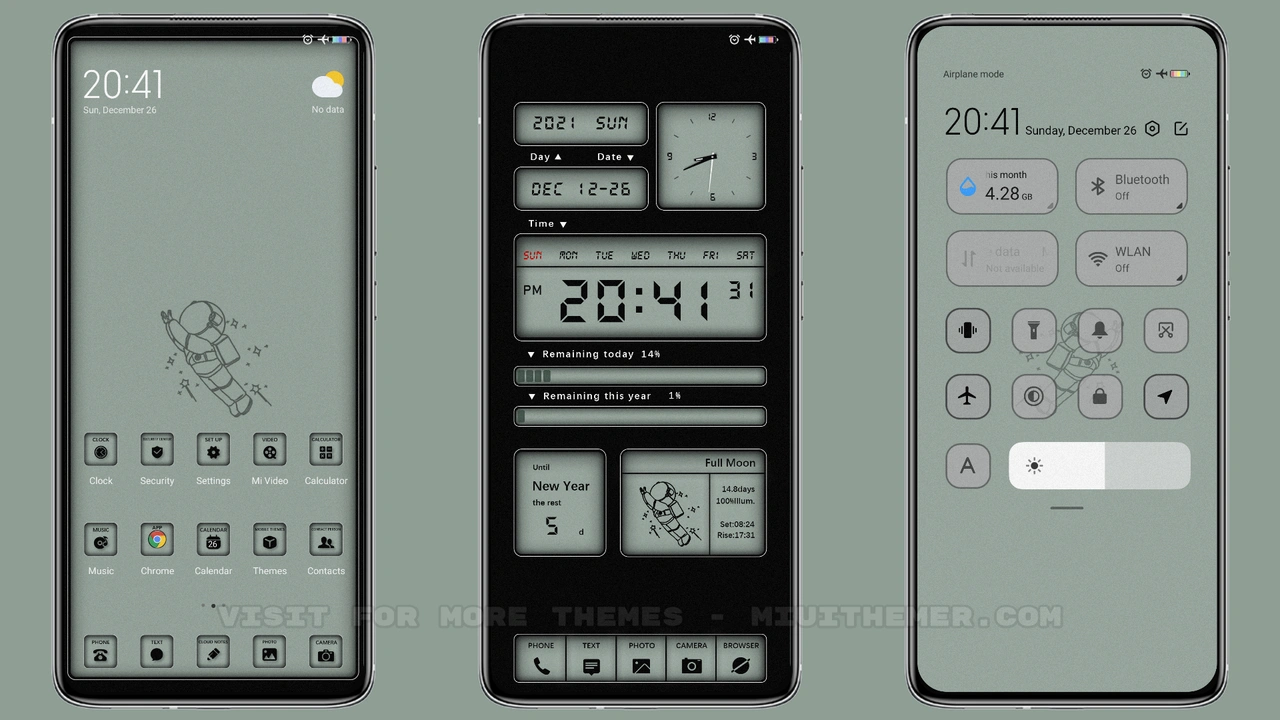 LCD components MIUI theme for Xiaomi and Redmi devices - MIUI Themer