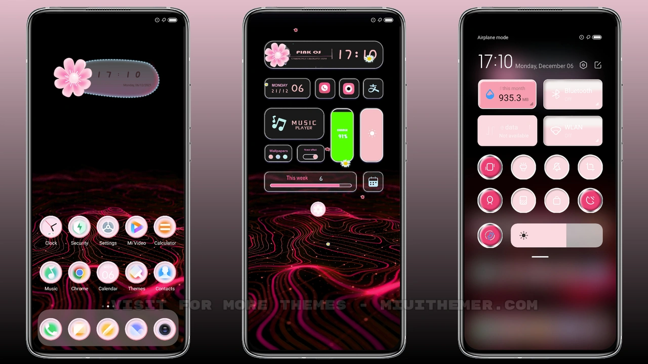 Pink os V12 MIUI theme for Xiaomi and Redmi devices - MIUI Themer