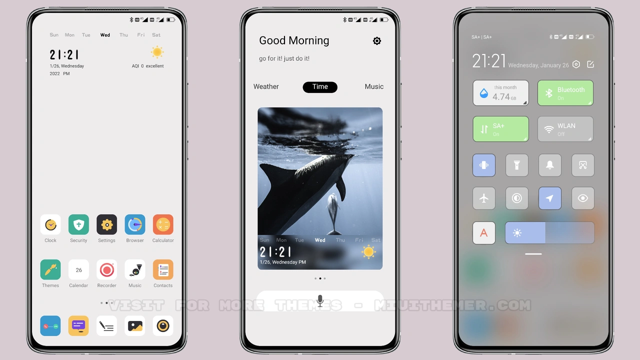 Interface MIUI theme for Xiaomi and Redmi devices - MIUI Themer