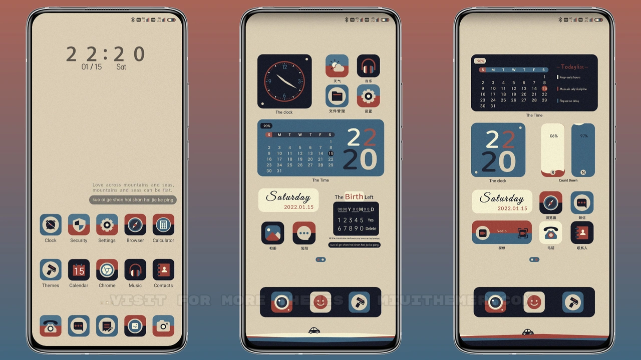 Minimalist Morandi MIUI theme for Xiaomi and Redmi devices - MIUI Themer