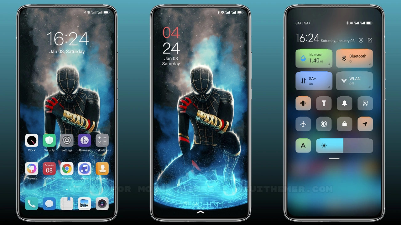 Spider UI MIUI theme for Xiaomi and Redmi devices - MIUI Themer