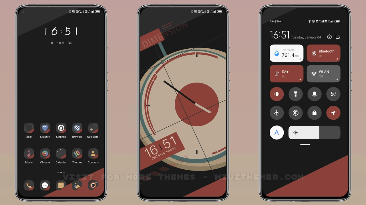 clock MIUI theme for Xiaomi and Redmi devices - MIUI Themer