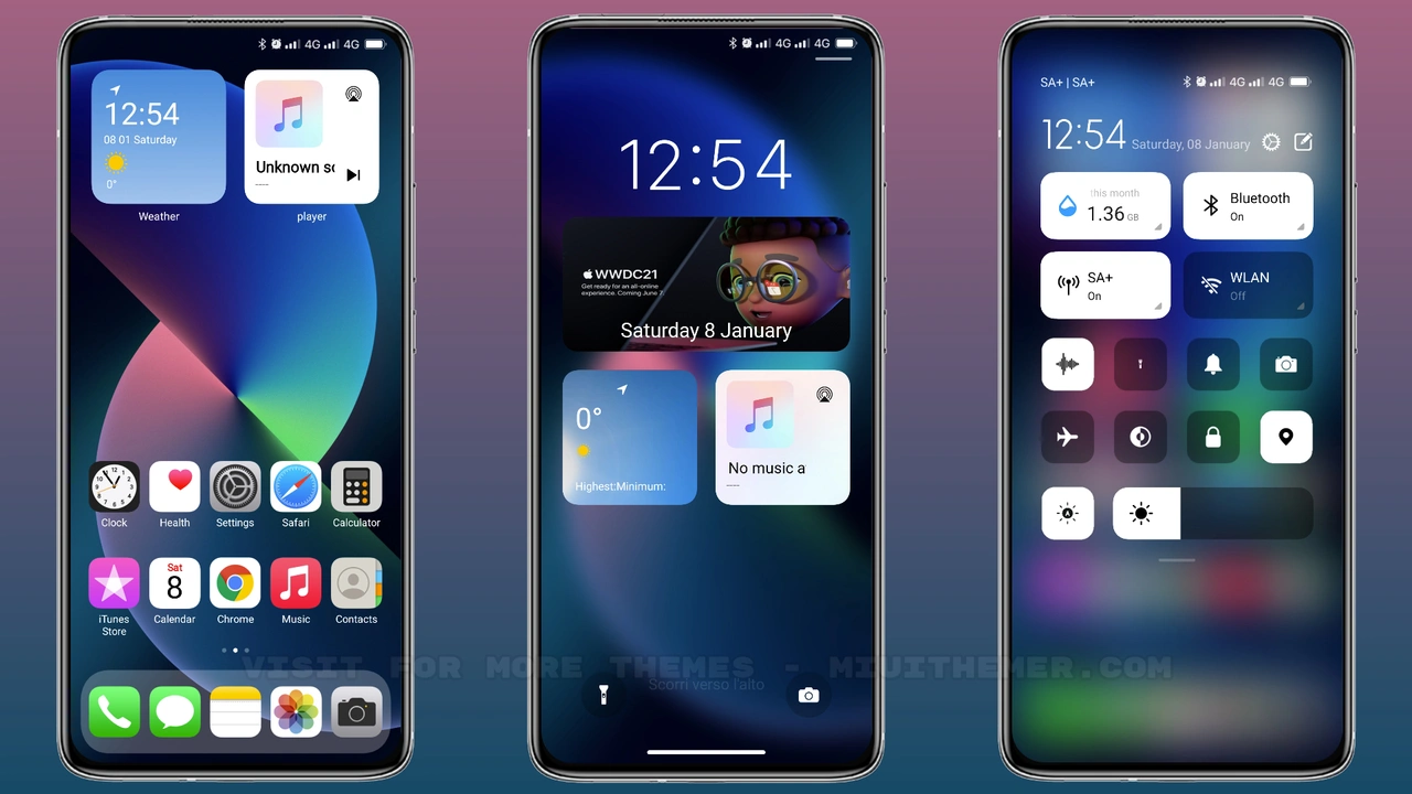 iOS 15 Lite MIUI theme for Xiaomi and Redmi devices - MIUI Themer