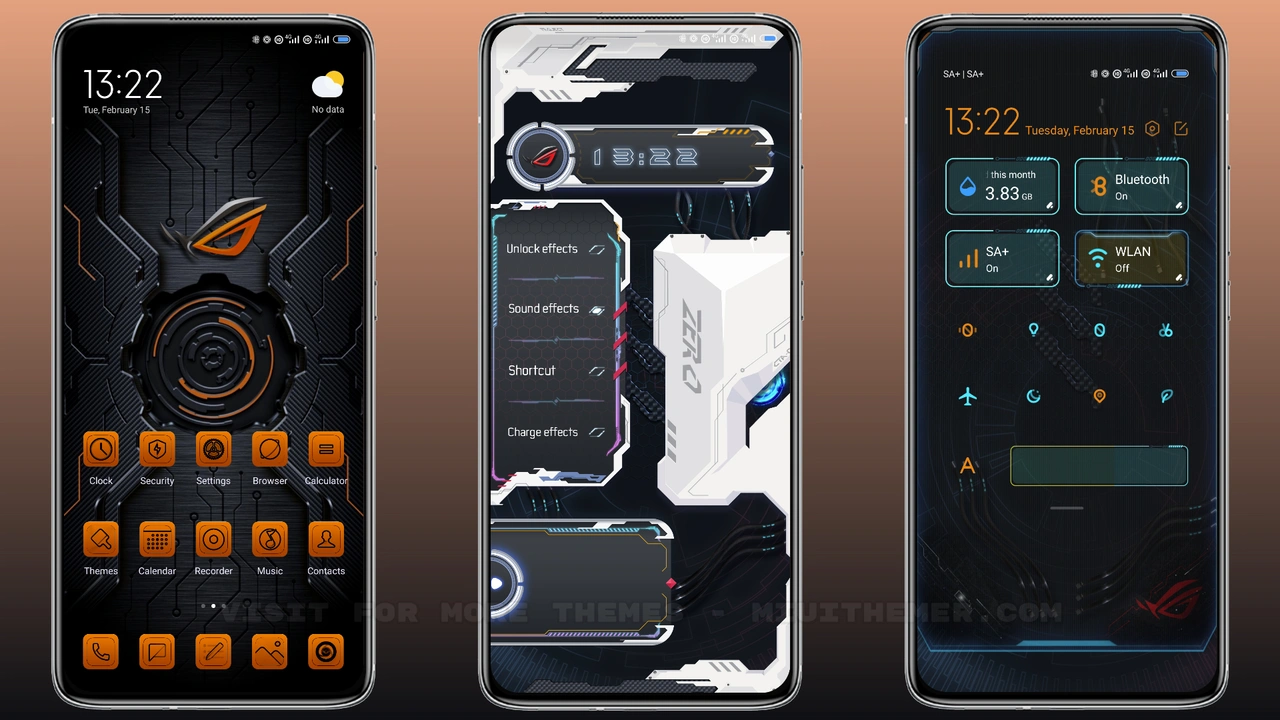 ROG Dark Premium MIUI theme for Xiaomi and Redmi devices - MIUI Themer
