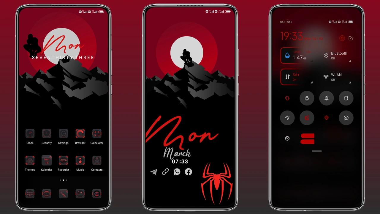 Spider UI MIUI theme for Xiaomi and Redmi devices - MIUI Themer