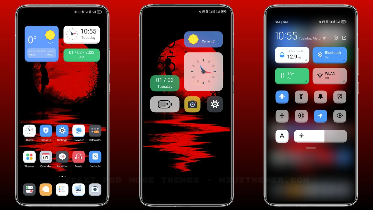 fighter MIUI theme for Xiaomi and Redmi devices - MIUI Themer