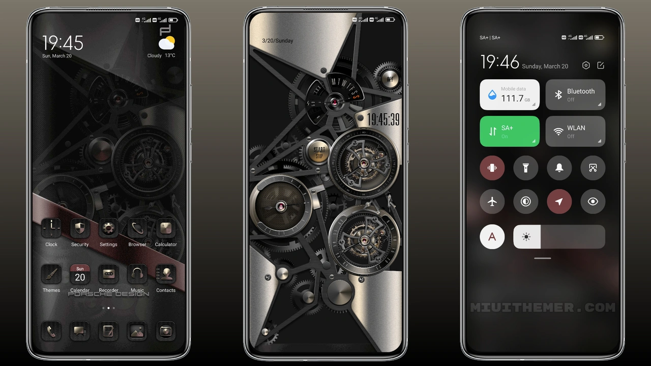 modern clock MIUI theme for Xiaomi and Redmi devices - MIUI Themer