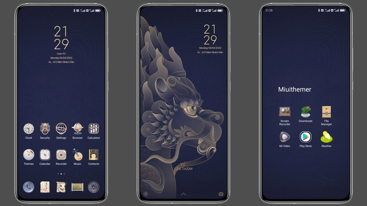 MIX3 Tử Cấm Thành MIUI theme for Xiaomi and Redmi devices - MIUI Themer