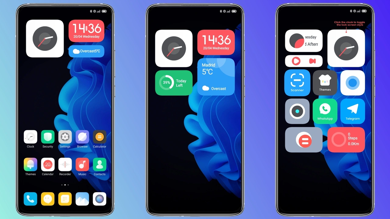 Pure OS MIUI theme for Xiaomi and Redmi devices - MIUI Themer