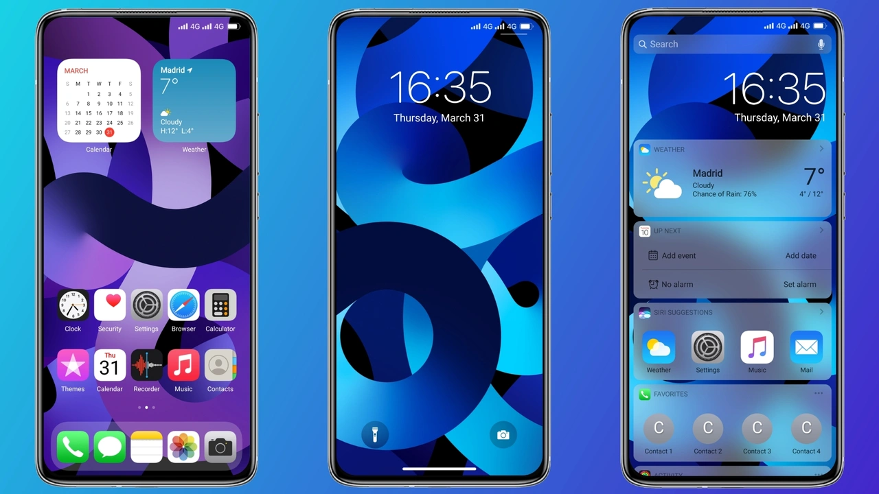 iPhone14Pro Max MIUI theme for Xiaomi and Redmi devices - MIUI Themer