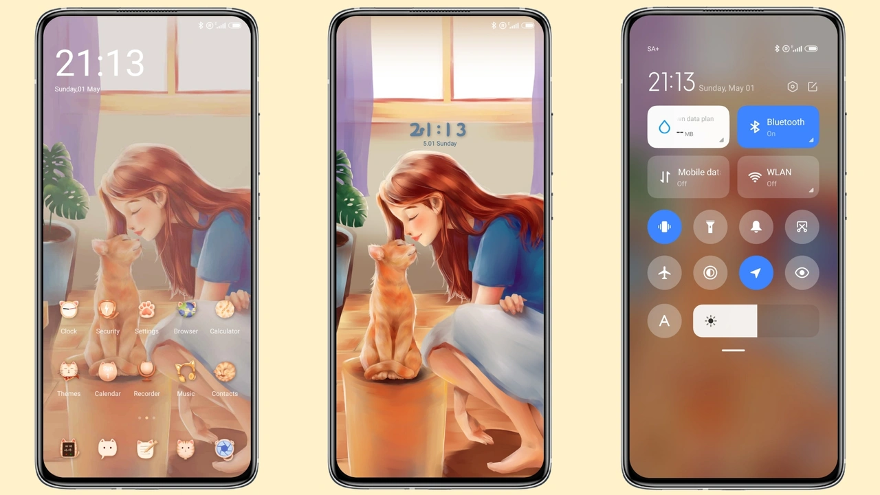 My Mr. Cat MIUI theme for Xiaomi and Redmi devices - MIUI Themer