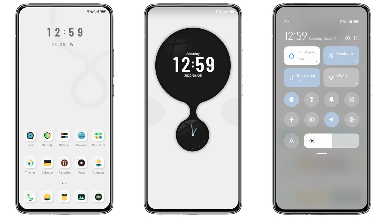 happy neomorph MIUI theme for Xiaomi and Redmi devices - MIUI Themer