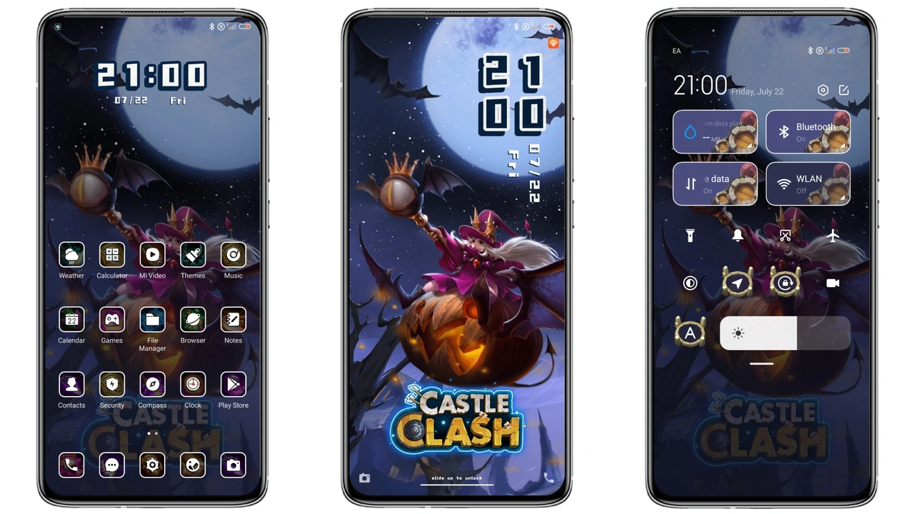 Castle Clash Game MIUI theme for Xiaomi and Redmi devices - MIUI Themer