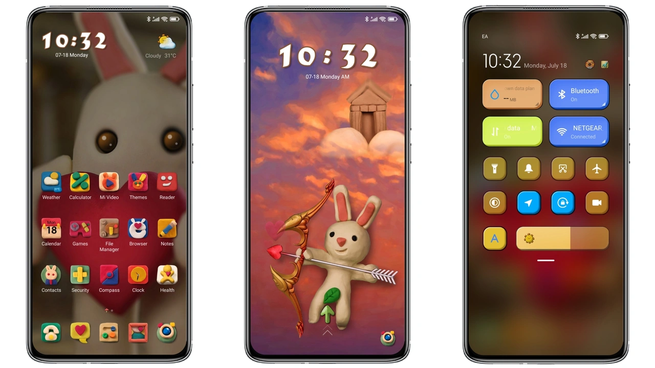 Love Rabbit MIUI theme for Xiaomi and Redmi devices - MIUI Themer