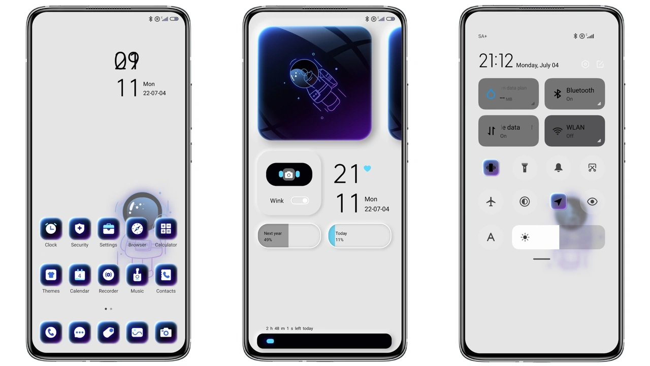 Mimetic robot MIUI theme for Xiaomi and Redmi devices - MIUI Themer