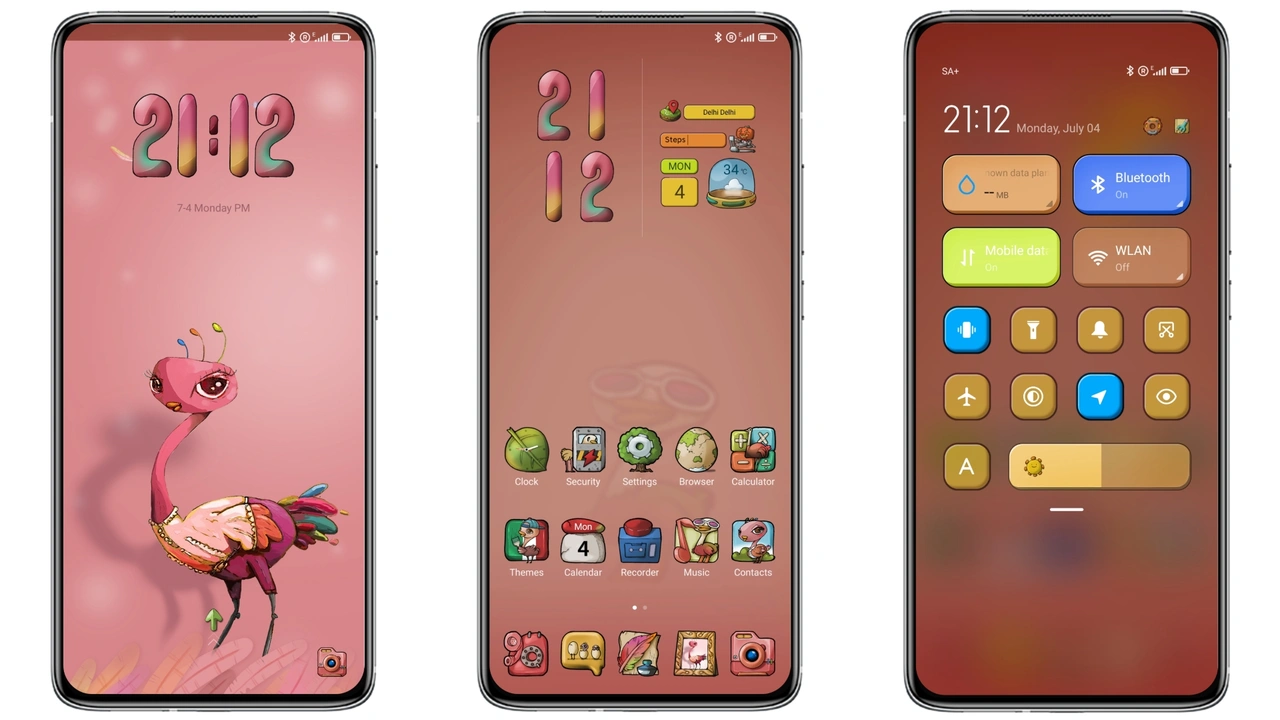 Miss Ostrich MIUI theme for Xiaomi and Redmi devices - MIUI Themer