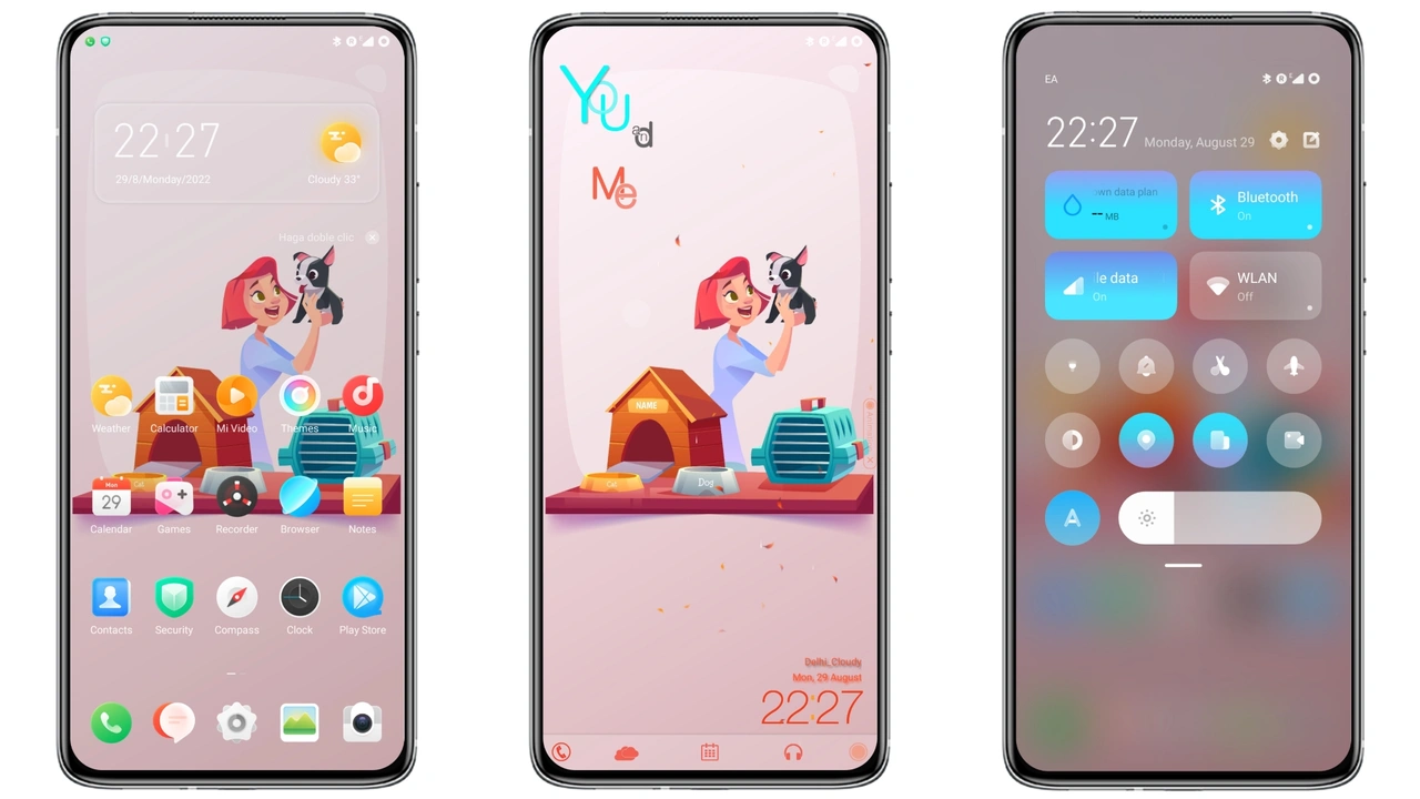 AI-EU-IZ V13 MIUI theme for Xiaomi and Redmi devices - MIUI Themer
